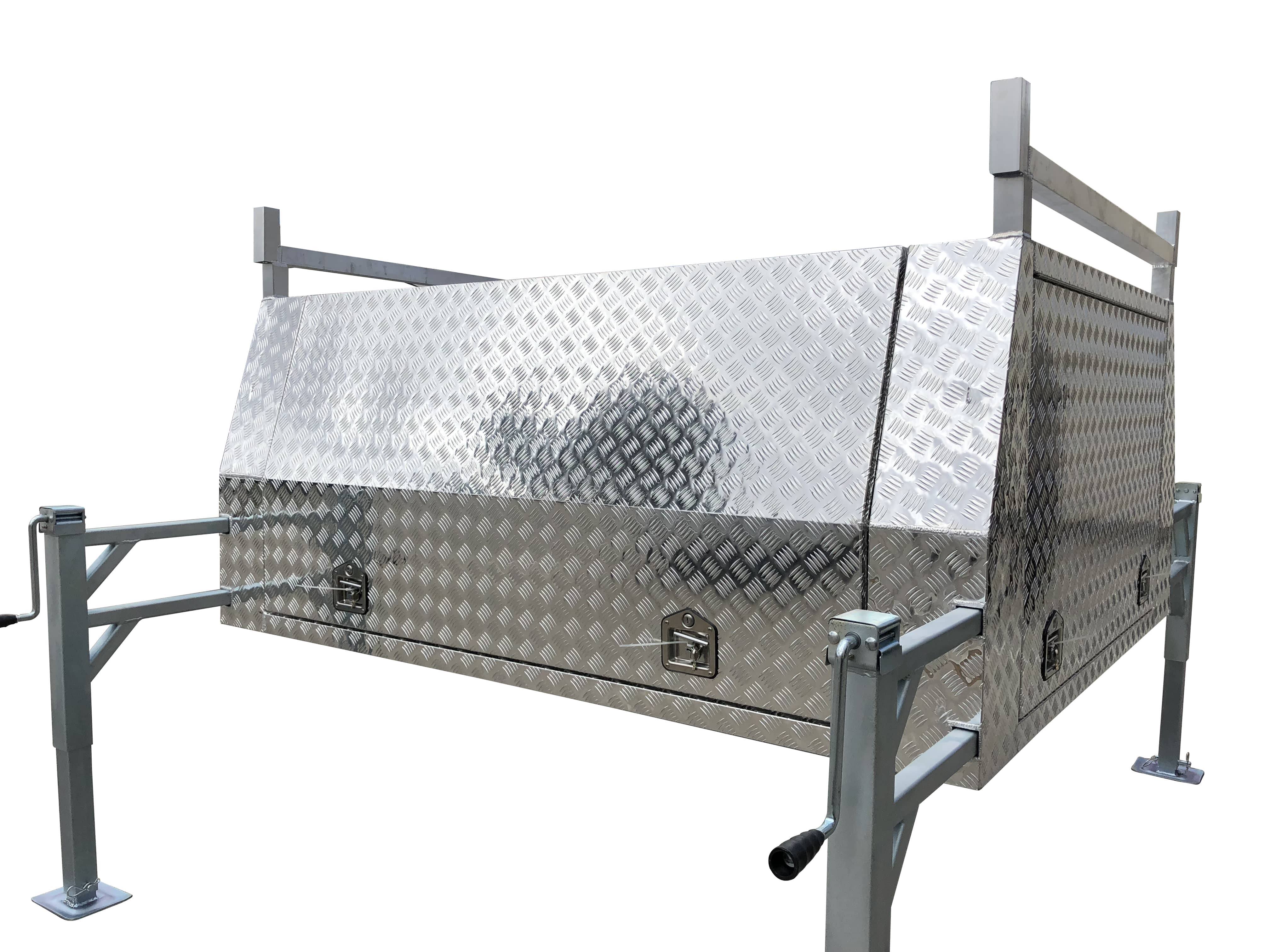 Checker Plate Design & H Bar Ladder Racks - The Galvanised Trailer Company