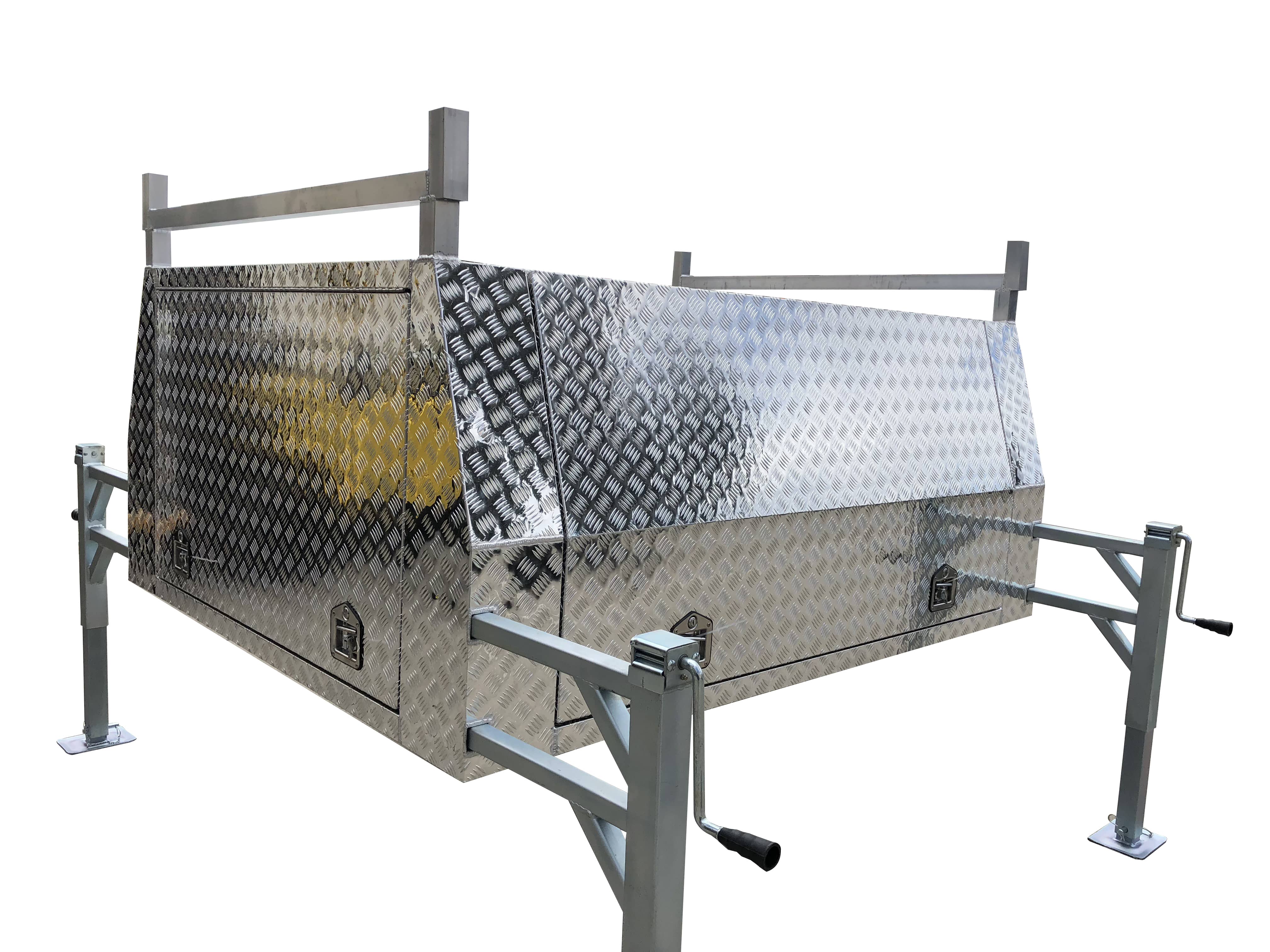 Checker Plate Design & H Bar Ladder Racks - The Galvanised Trailer Company