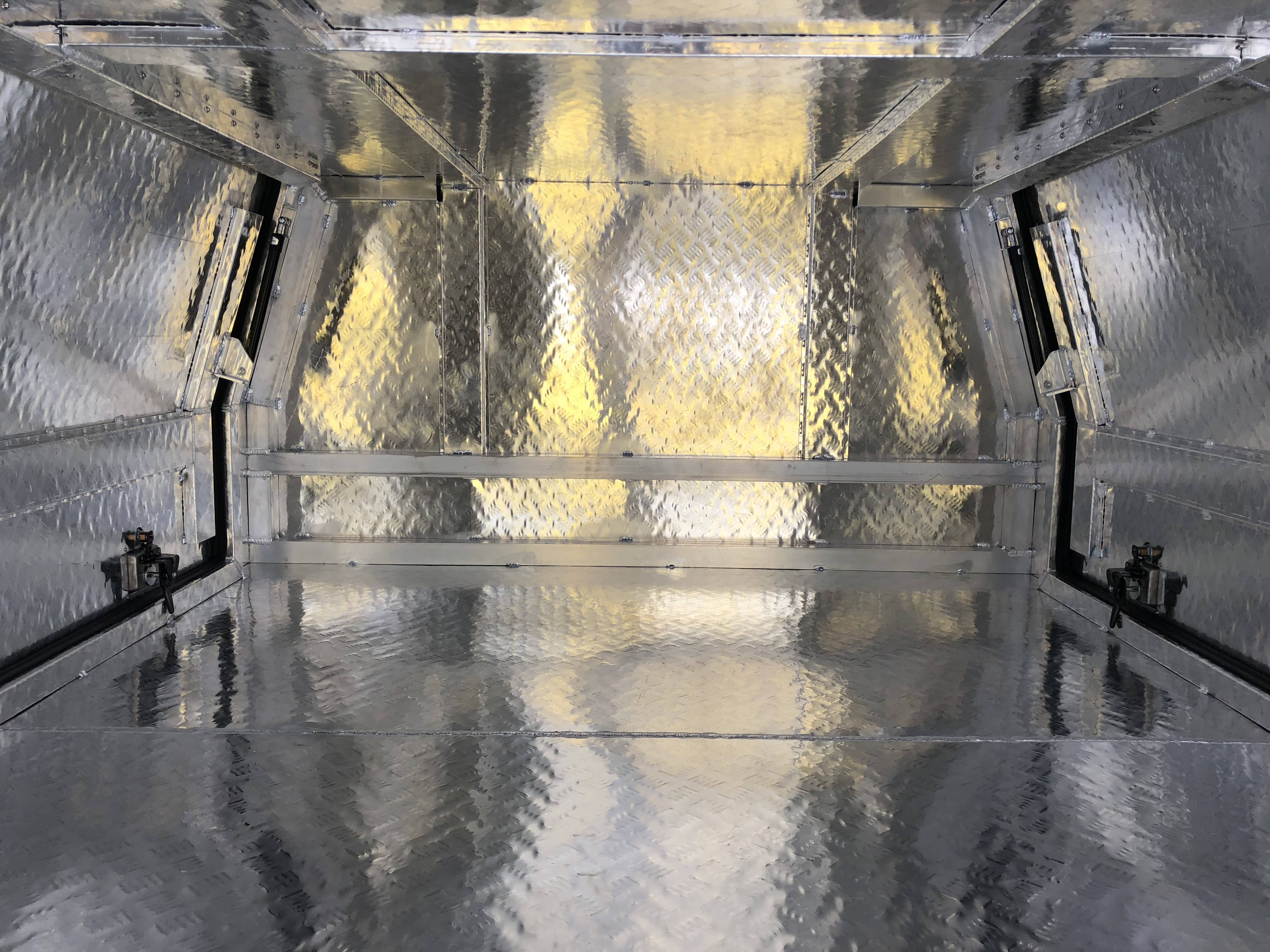 Checker Plate Design & H Bar Ladder Racks - The Galvanised Trailer Company