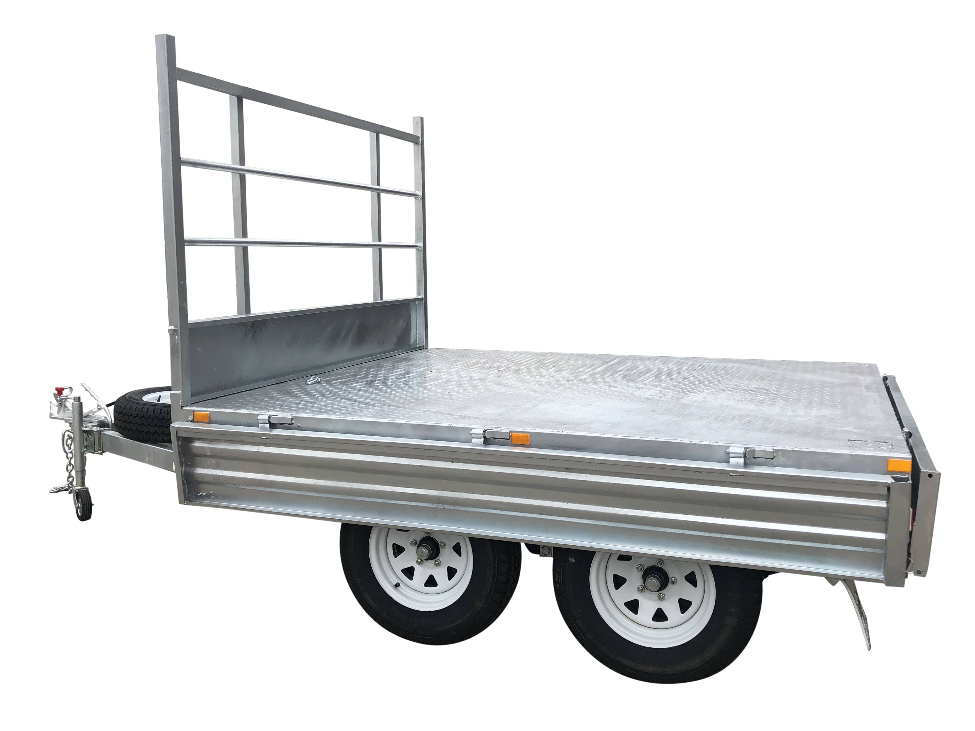 8x7 Tandem Flat Top - The Galvanised Trailer Company